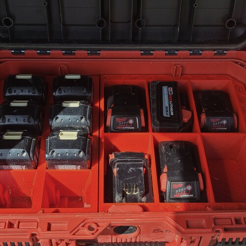 M18 Milwaukee PACKOUT Battery Mount/holder for 1 2 or 3 - Etsy