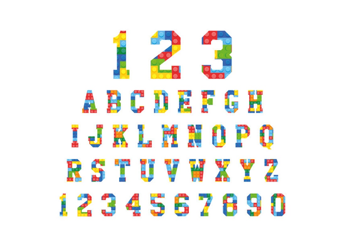 Lego Letters Alphabet
