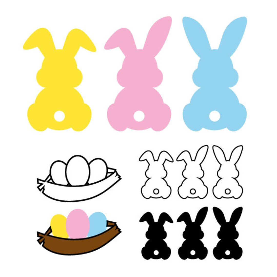 Rabbit Form SVG Rabbit SVG Rabbit Form Svg PNG Cricut - Etsy Canada