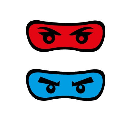 Red Ninjago Eyes Template