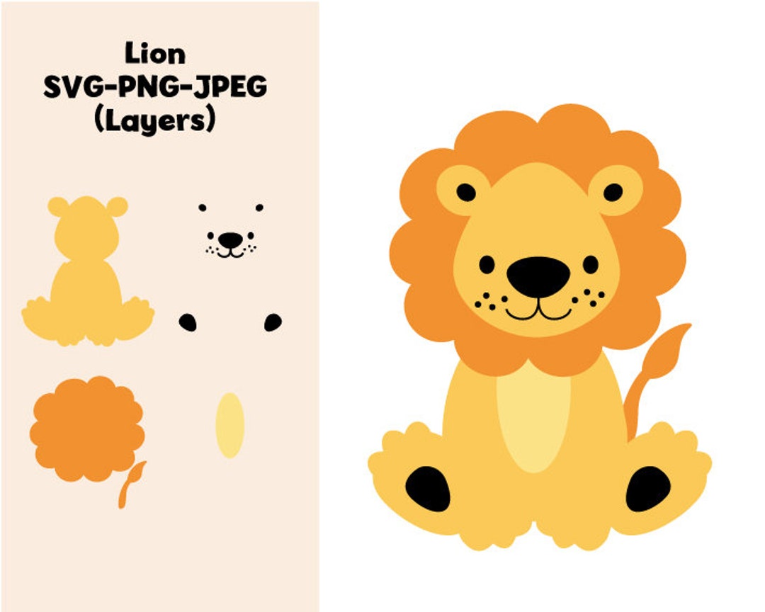 Leo Svg Bundle Zoo Svg Files for Cricut Baby Shower - Etsy Singapore