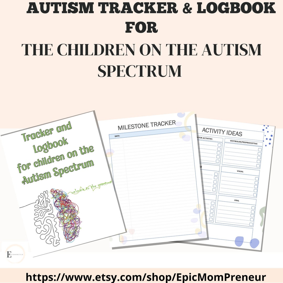 Autism Tracker & Logbook for the Children on the Autism Spectrum - Etsy