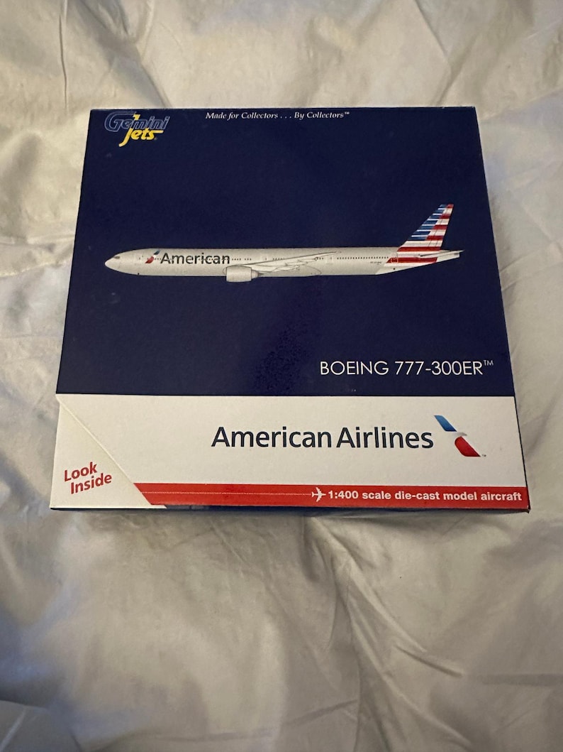 Boeing 777-300ER Diecast Model American Airlines - Etsy