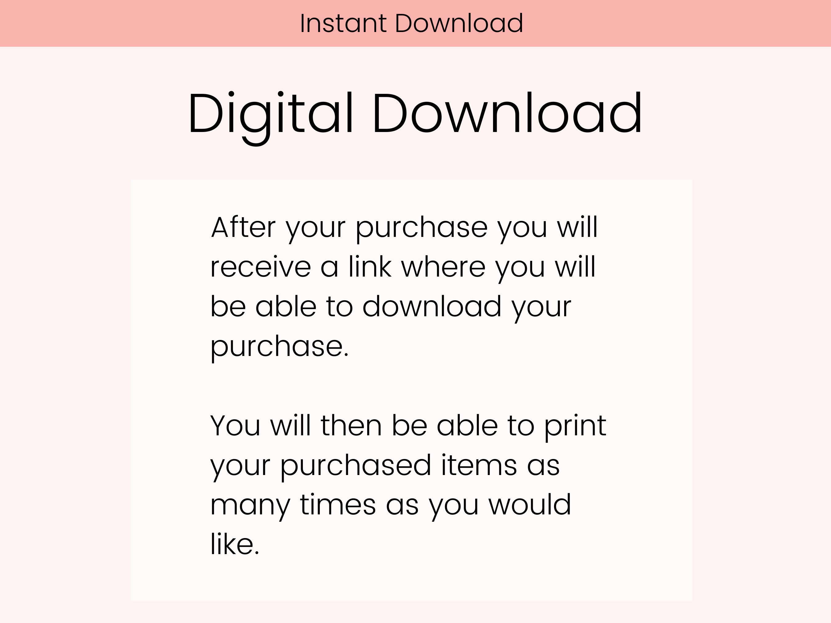 Pink Packing List | Printable Packing List | Travel Planner - Etsy