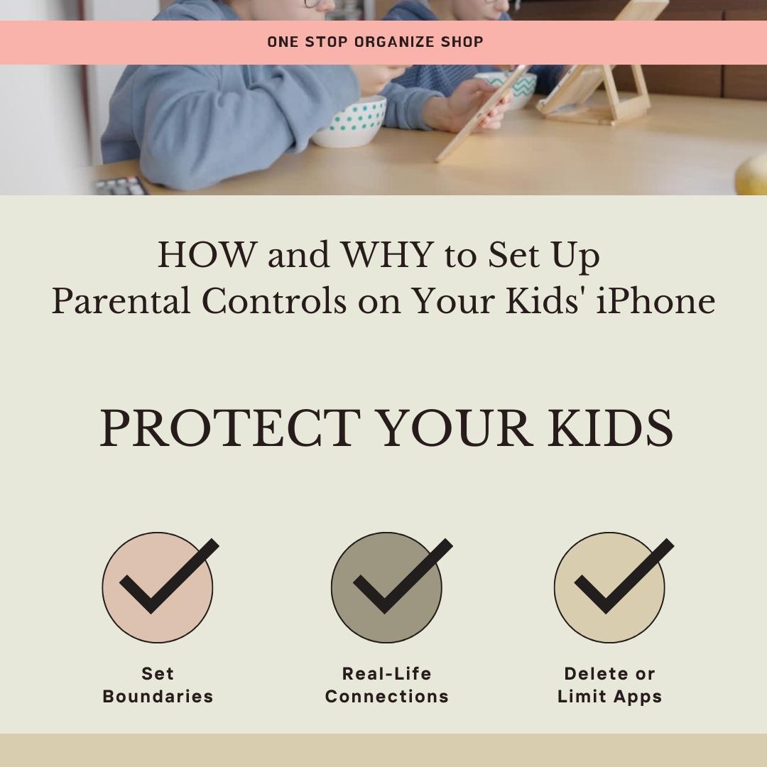 How & WHY to Set up Parental Controls on Your Kids' iPhone | Digital ...