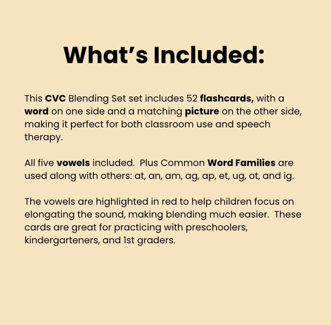 CVC BLENDING Flash Cards Printable | Teach Reading | Speech Therapy ...