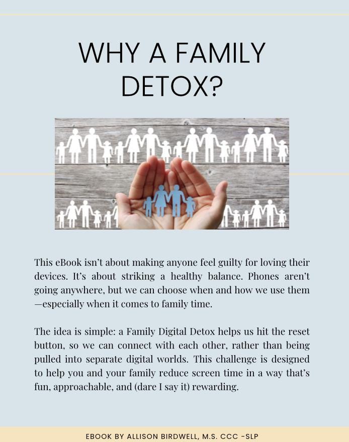 Family Digital Detox for Tweens and Teens the 30-day Digital Detox Plan ...