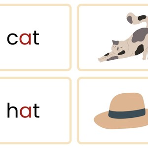 CVC BLENDING Flash Cards Printable | Teach Reading | Speech Therapy - Etsy