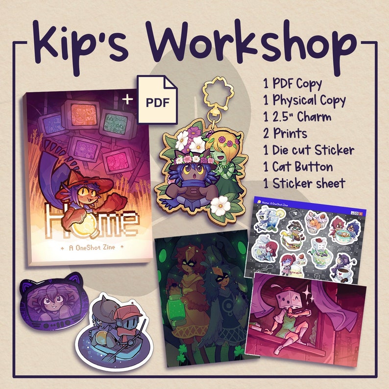 Inicio: A OneShot Zine Taller de Kip Conjunto completo - Etsy España