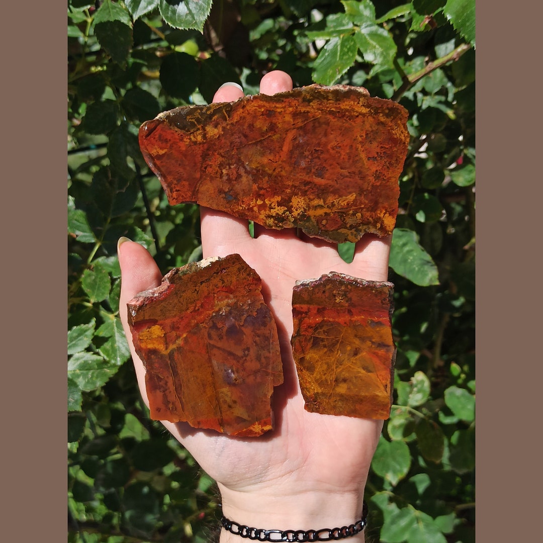 Plume Jasper Agate Slabs, Agate Slabs for Lapidary, Metaphysical ...