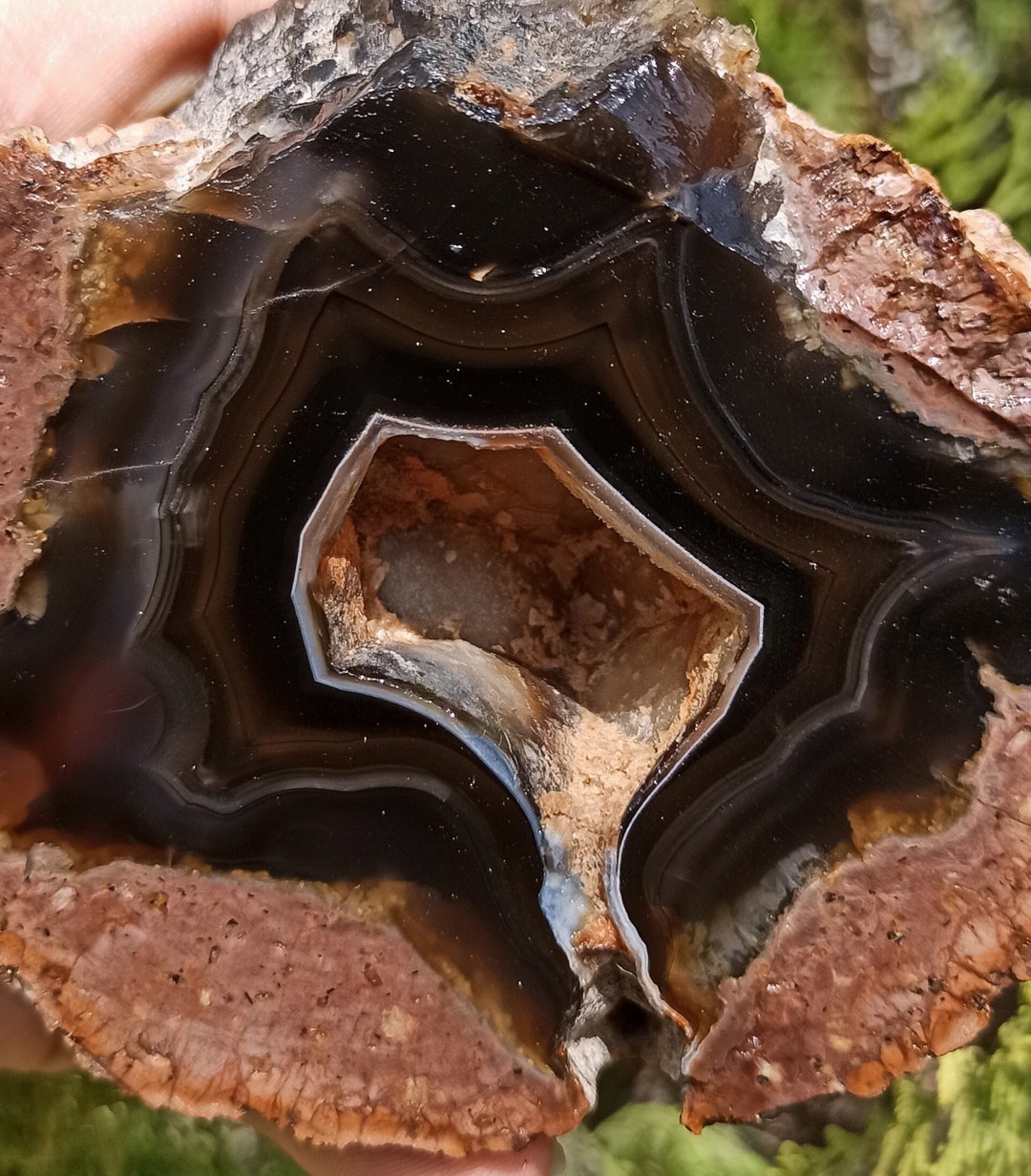 Geode Thunderegg Pair, Thunderegg Achat, Turkish Black Banded ...