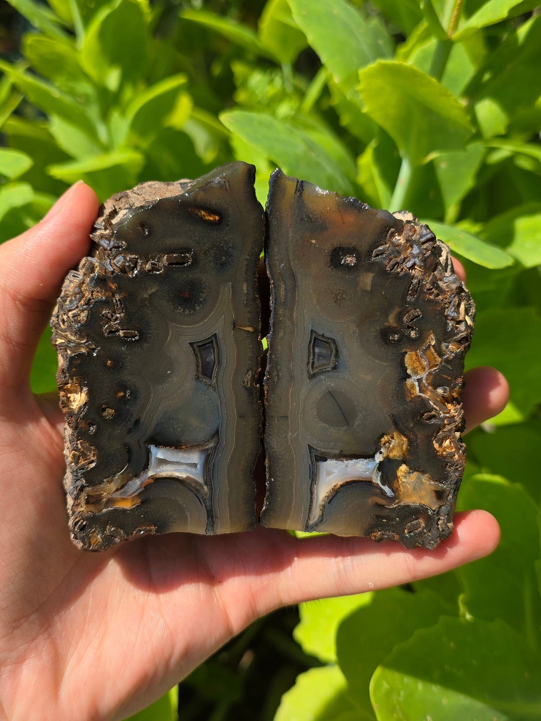Green Banded and Stick Agate, Turkish Agate, Metaphysical Crystals ...