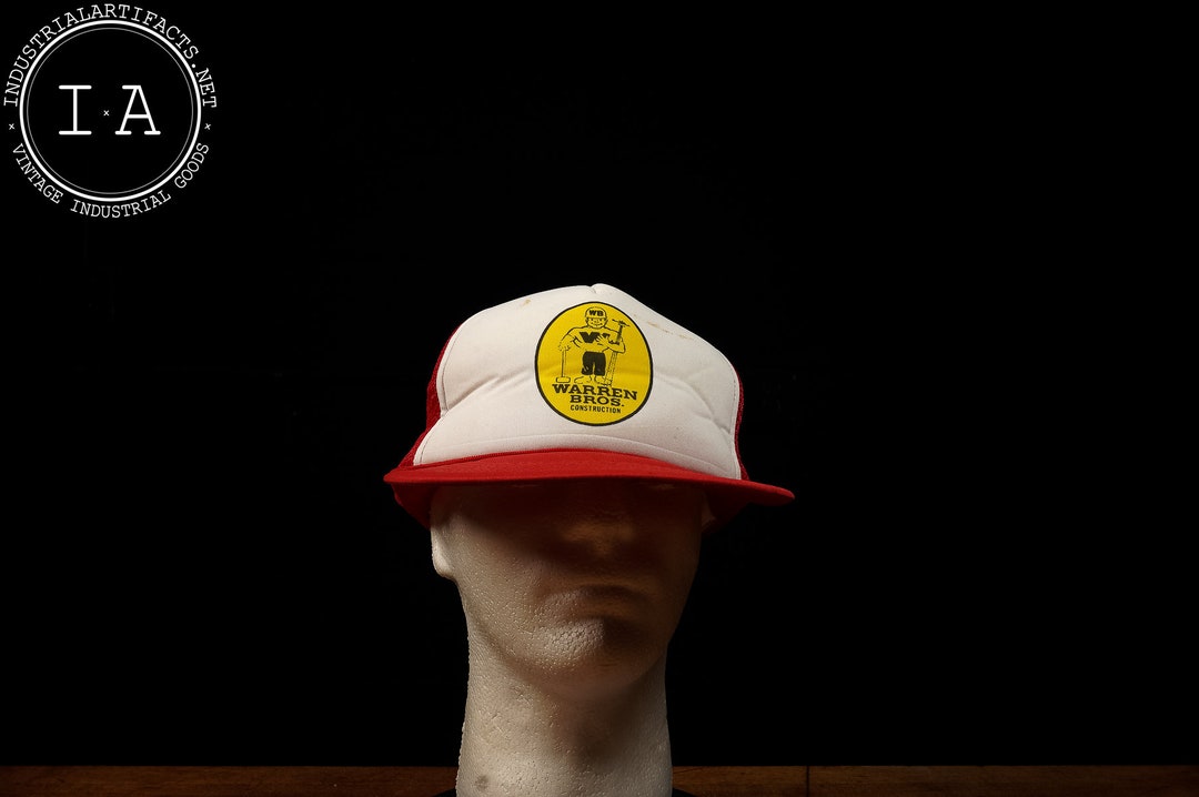 Vintage Warren Bros. Construction Trucker Hat - Etsy