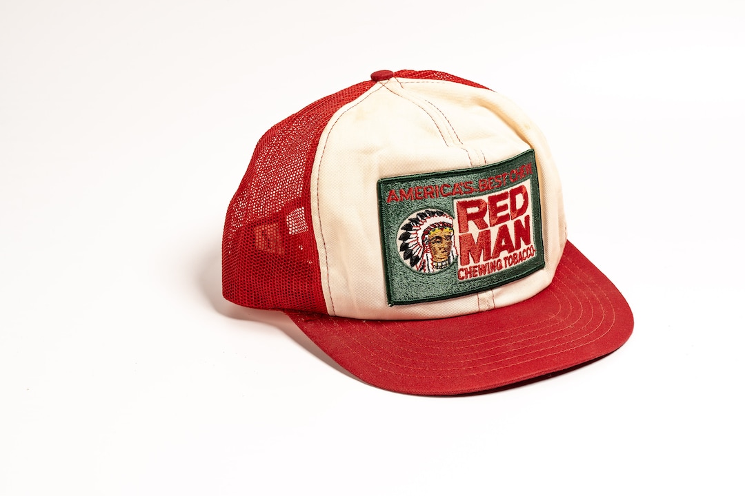 Vintage Red Man Chewing Tobacco Trucker Cap - Etsy