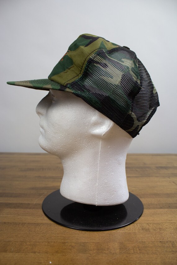 Vintage Camo Yellow Trucking Hat - Gem