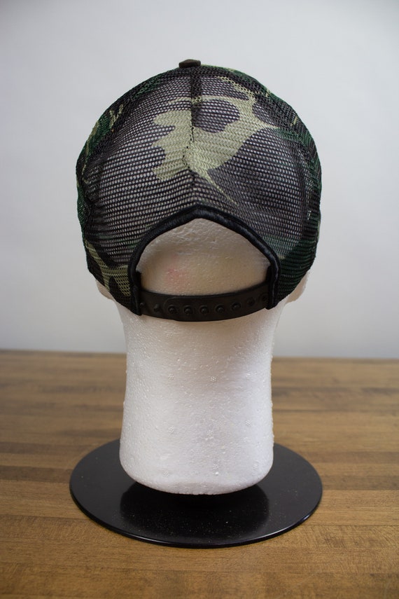 Vintage Camo Yellow Trucking Hat - Gem