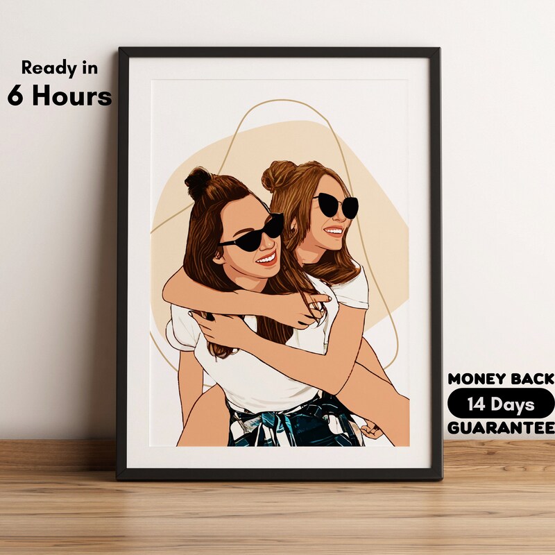 Best Friend Art - Etsy