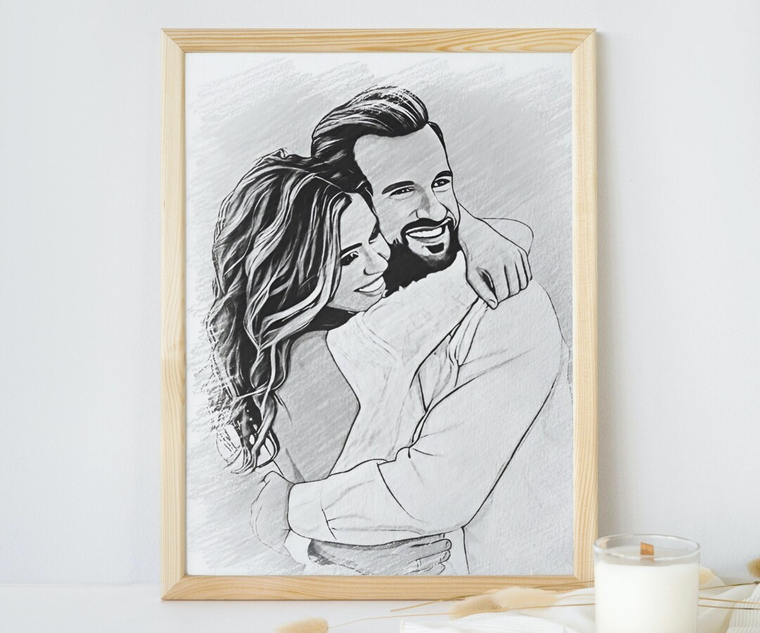 Custom Faceless Portrait, Faceless Portrait Print, Custom Portrait ...
