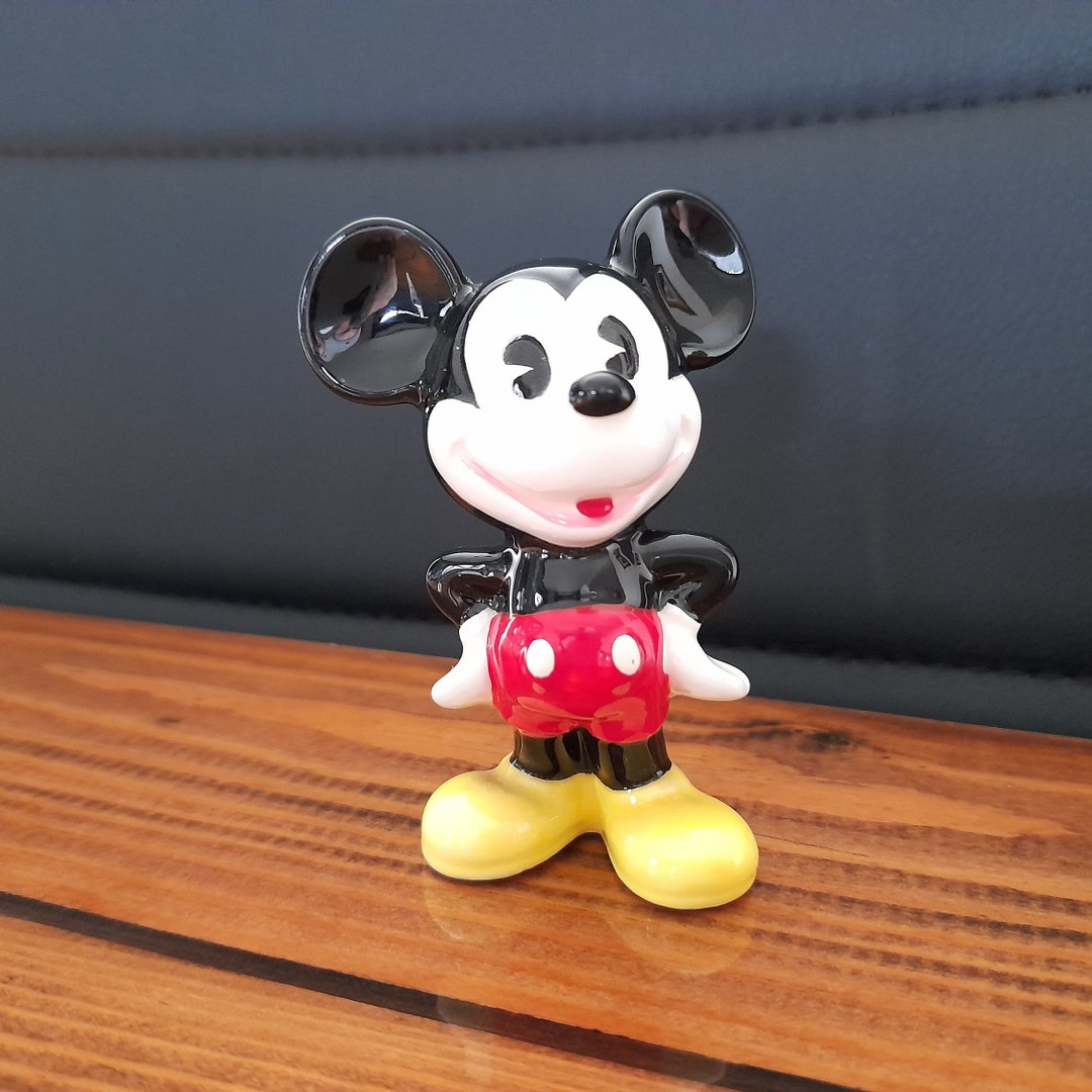 Mickey Mouse Vintage Figurine Disney Collectables Pie Eyed Mickey Mouse ...