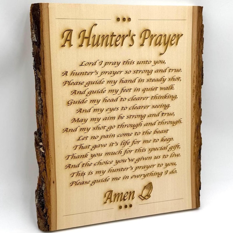 Hunters Prayer - Etsy