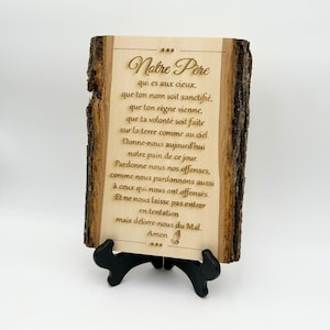 Notre Prière Du Père En Français, the Lord's Prayer in French, Lord ...