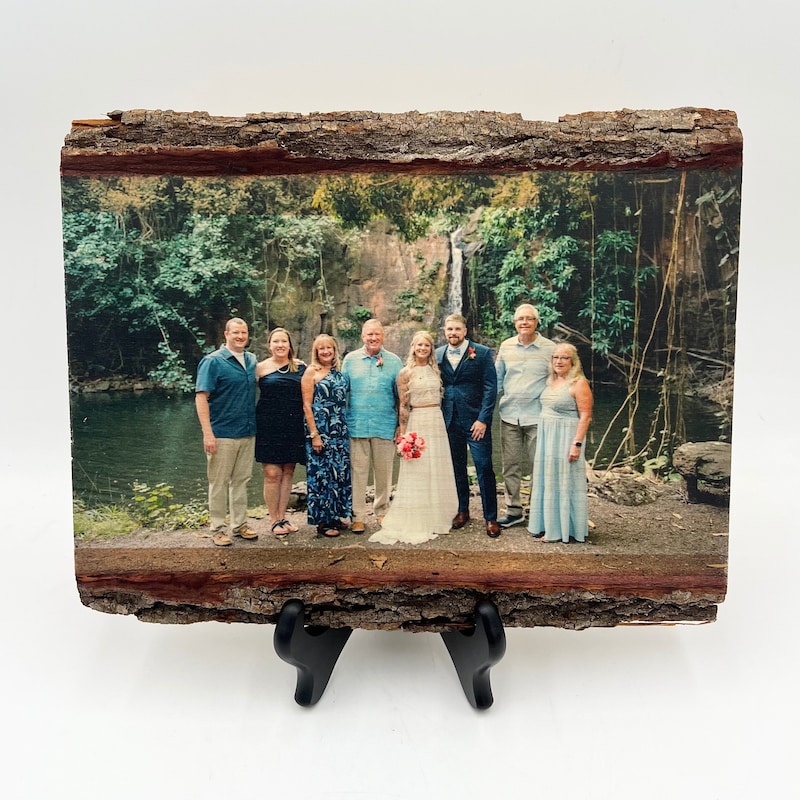Rustic Wood Photo Block - Etsy
