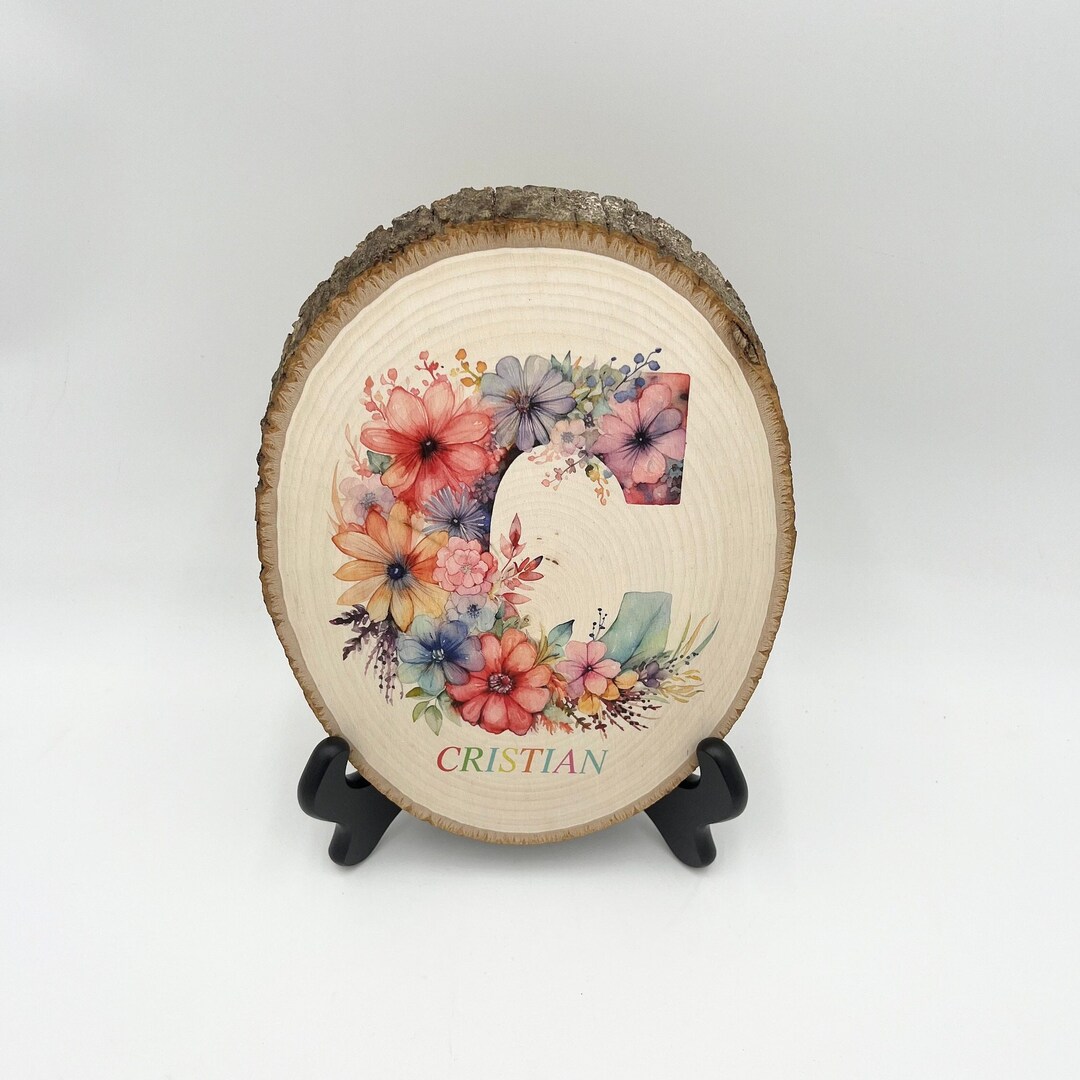 Personalized Letter Art Last Name Photo Alphabet Name Print Wood First ...