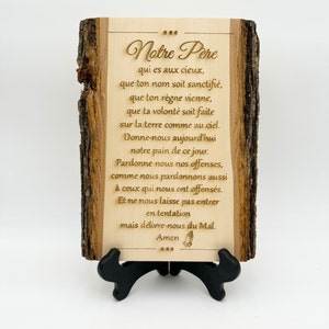 Notre Prière Du Père En Français, the Lord's Prayer in French, Lord ...