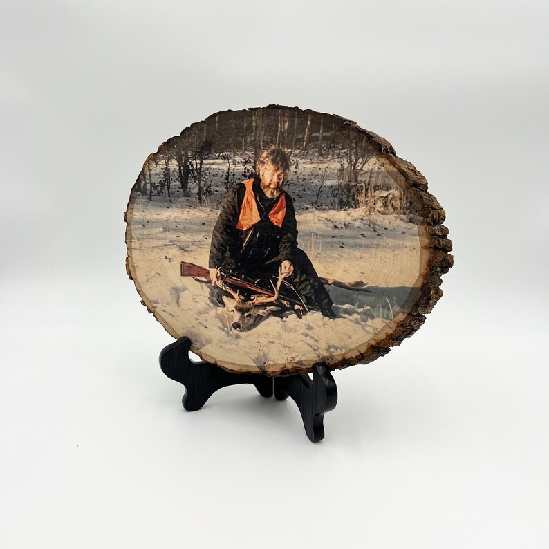 Hunting Picture on Wood Hunting Decor Custom Wood Photo Transfer ...