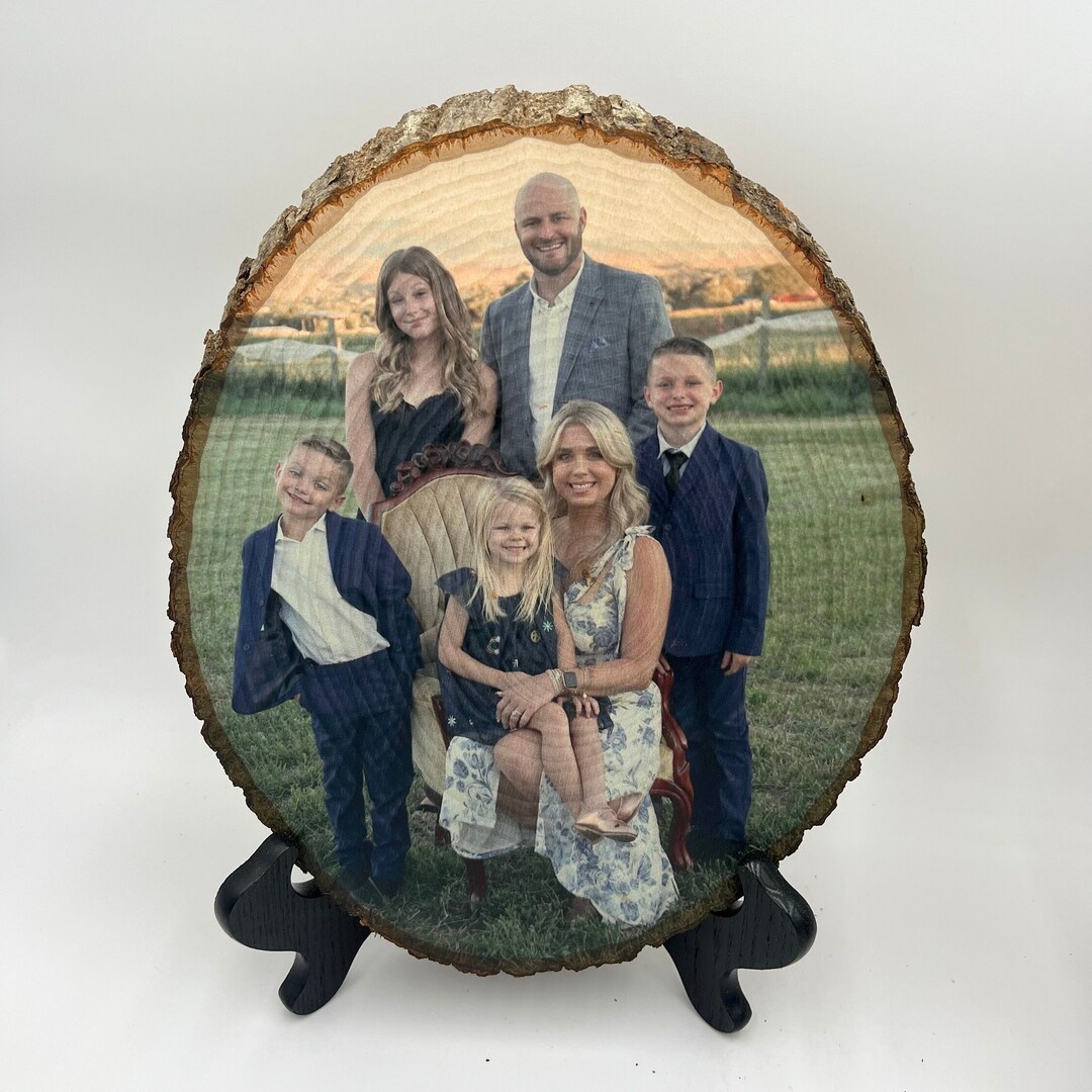 Custom Wood Painting Portrait Custom Printed Photo Pet Portrait Wedding ...