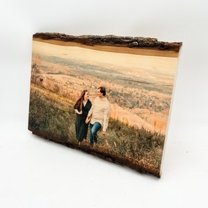 Photos on Natural Wood, Your Photos on Wood, Printed Portraits on ...