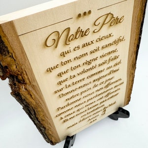 Notre Prière Du Père En Français, the Lord's Prayer in French, Lord ...