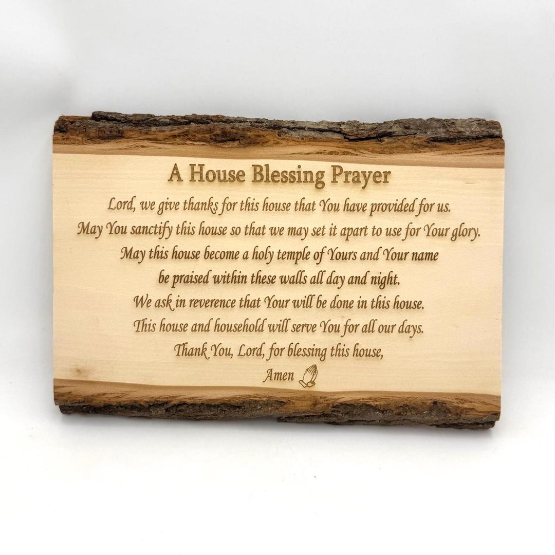 House Blessing Prayer, Traditional House Blessing, New Home Gift ...