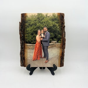Custom Photo on Wood Printed Photo on Wood With Watercolor Style Custom ...