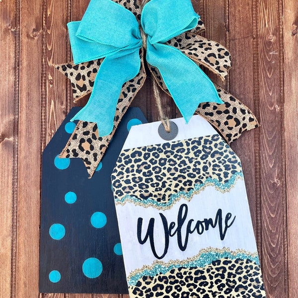 Leopard Print Wood Wreath - Etsy