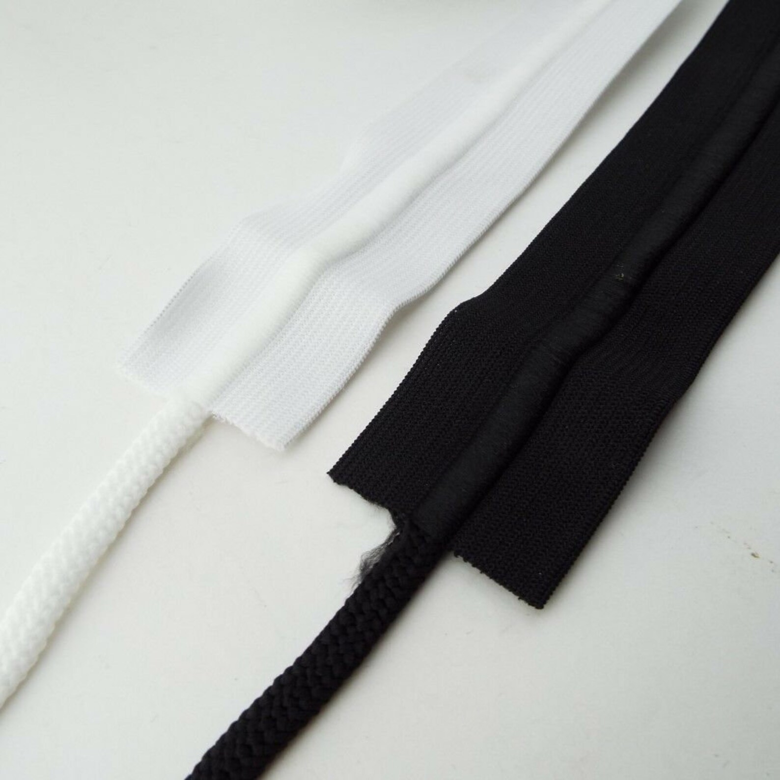 5 COLOUR 38mm Elastic With Cord Trouser Track Bottom Short | Etsy