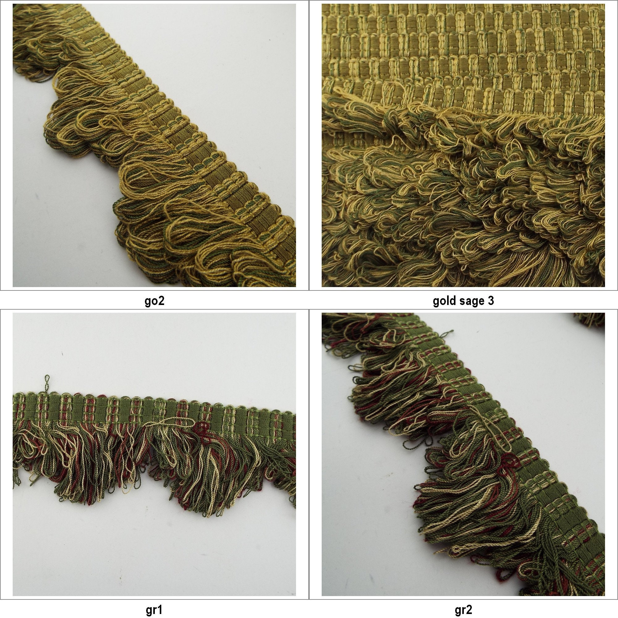 9 COLOUR Luxury Deep 6cm Fan Fringe Trim Upholstery Curtain - Etsy UK