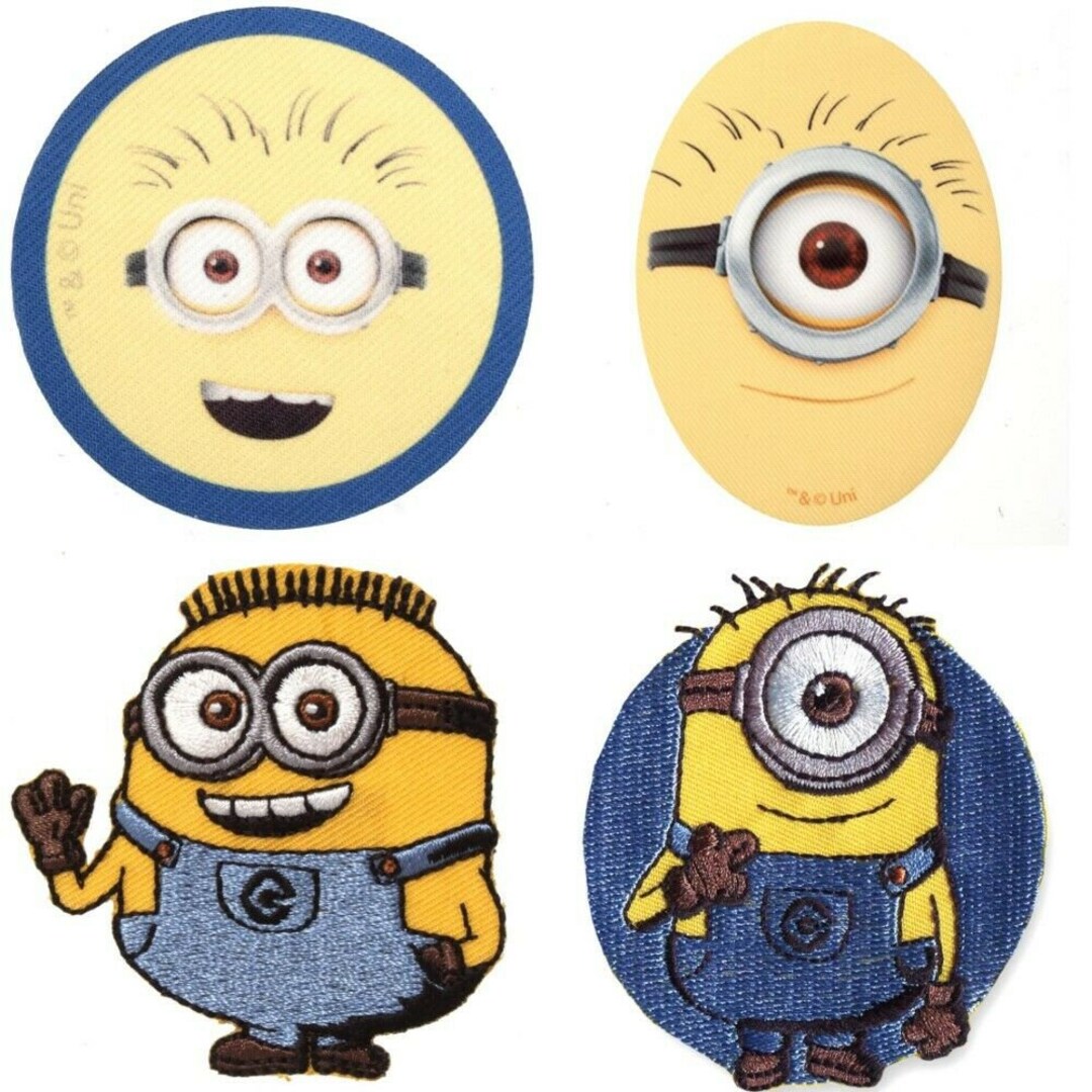 Motif Minions Despicable Me Movie Character Iron on Patch OFFICIAL ...