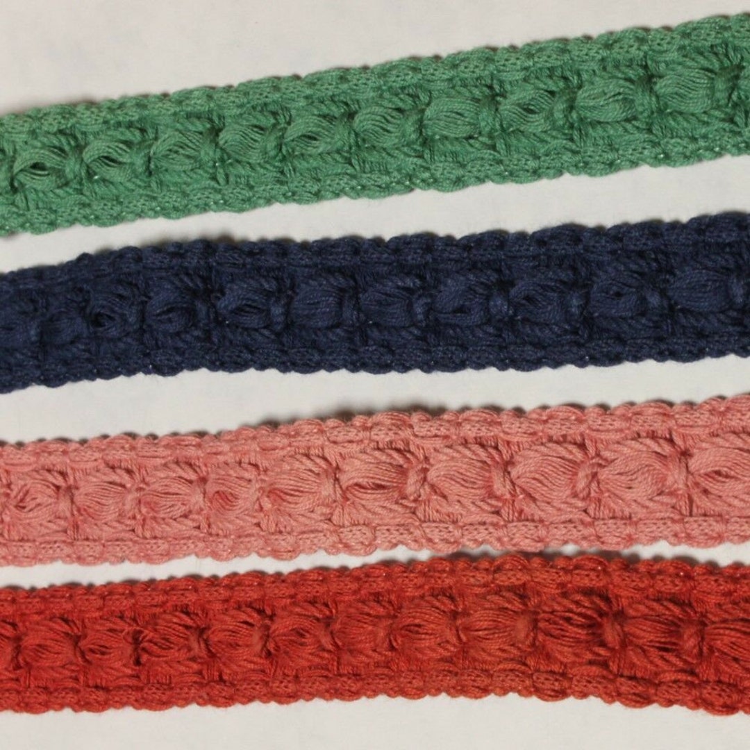 22mm Cotton Look Braid Gimp Trim Upholstery Vintage Retro 1 2 4m 4 ...