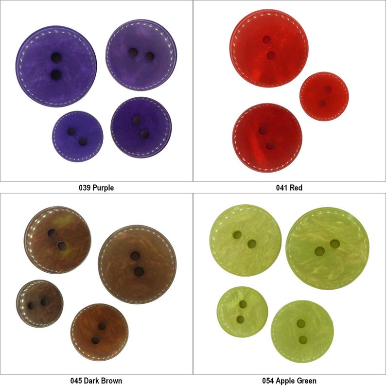 20 COLOUR 13mm 15mm 18mm 20mm Mother of Pearl Look Buttons BUY 2 4 8 ...