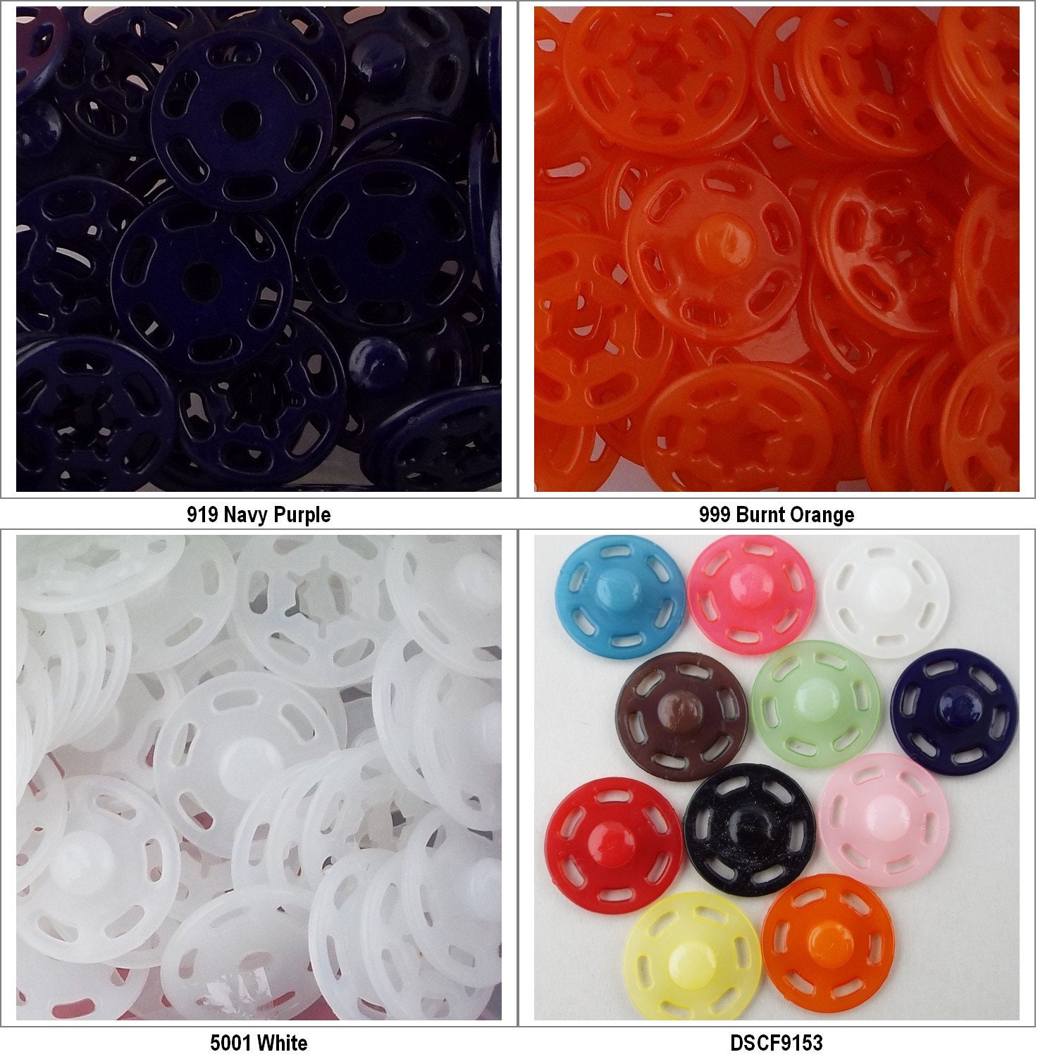 11 COLOUR LARGE 22mm Plastic Popper Coat Snap Fastener BUY 2 4 - Etsy UK