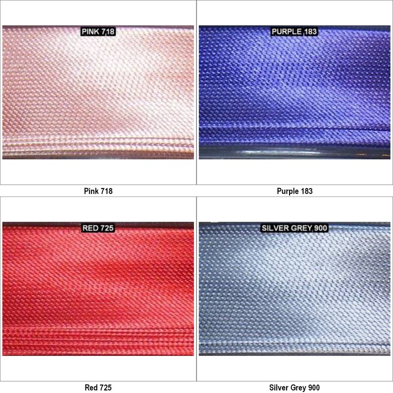 18 COLOUR 15mm Satin Bias Binding Polyester Edging Tape Clothes BUY 1 2 ...