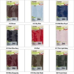 22 COLOUR Nylon Repair Patch Self Adhesive Waterproof Anorak Tent 10cm ...
