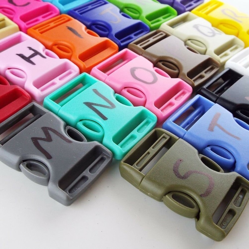 22 COLOR 25mm Plastic Side Release Clip Buckle Webbing Bag - Etsy UK