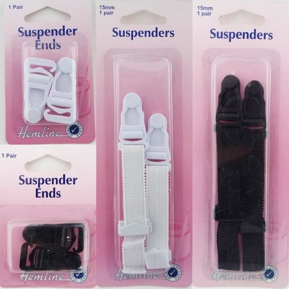 Hemline 15mm Suspender Ends Stocking Fastener Garter Clip - Etsy UK