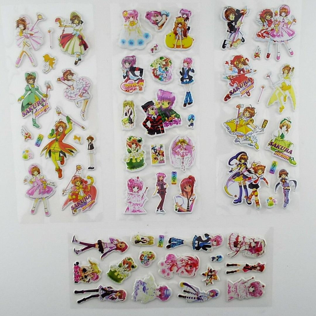 Cardcaptor Sakura Anime Cartoon 3d Puffy Stickers Manga Japan BUY 1 2 3 ...