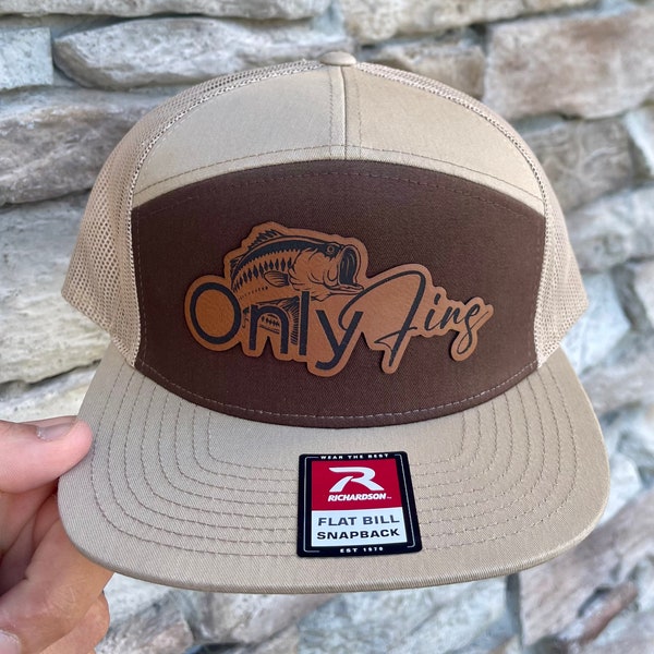 Leather Patch Hat - Etsy