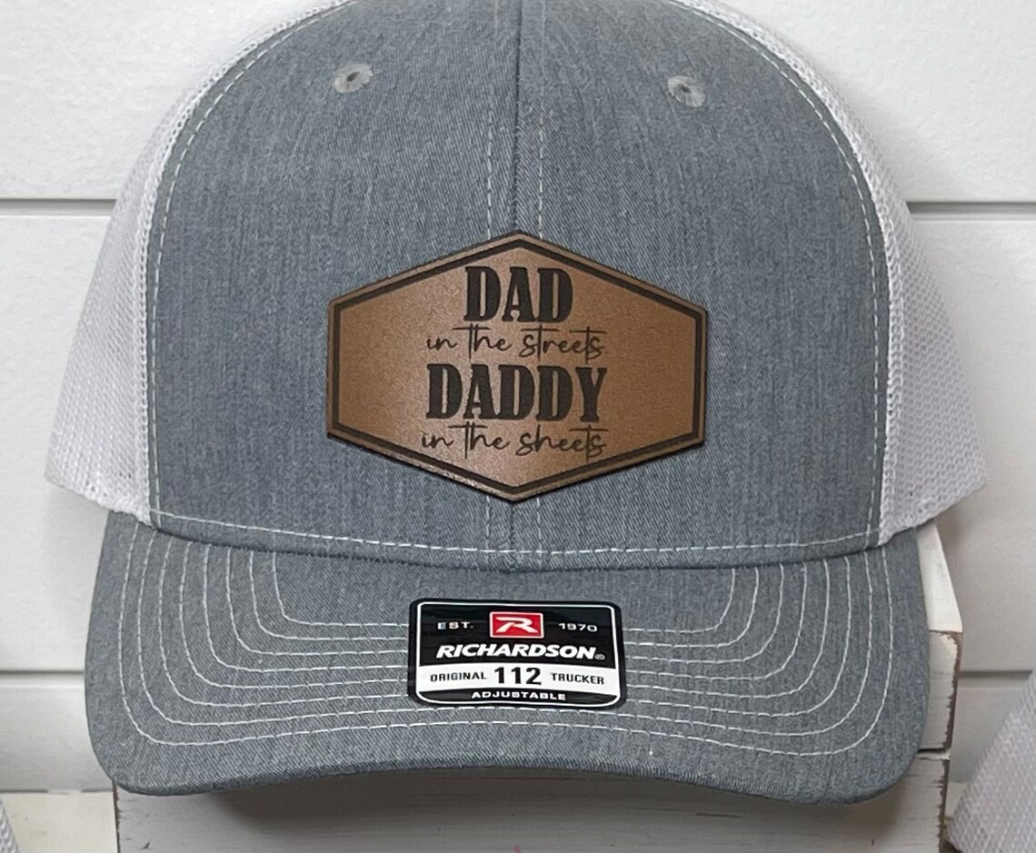 Dad Daddy Leather Patch Design: SVG PNG PDF (digital File) - Etsy