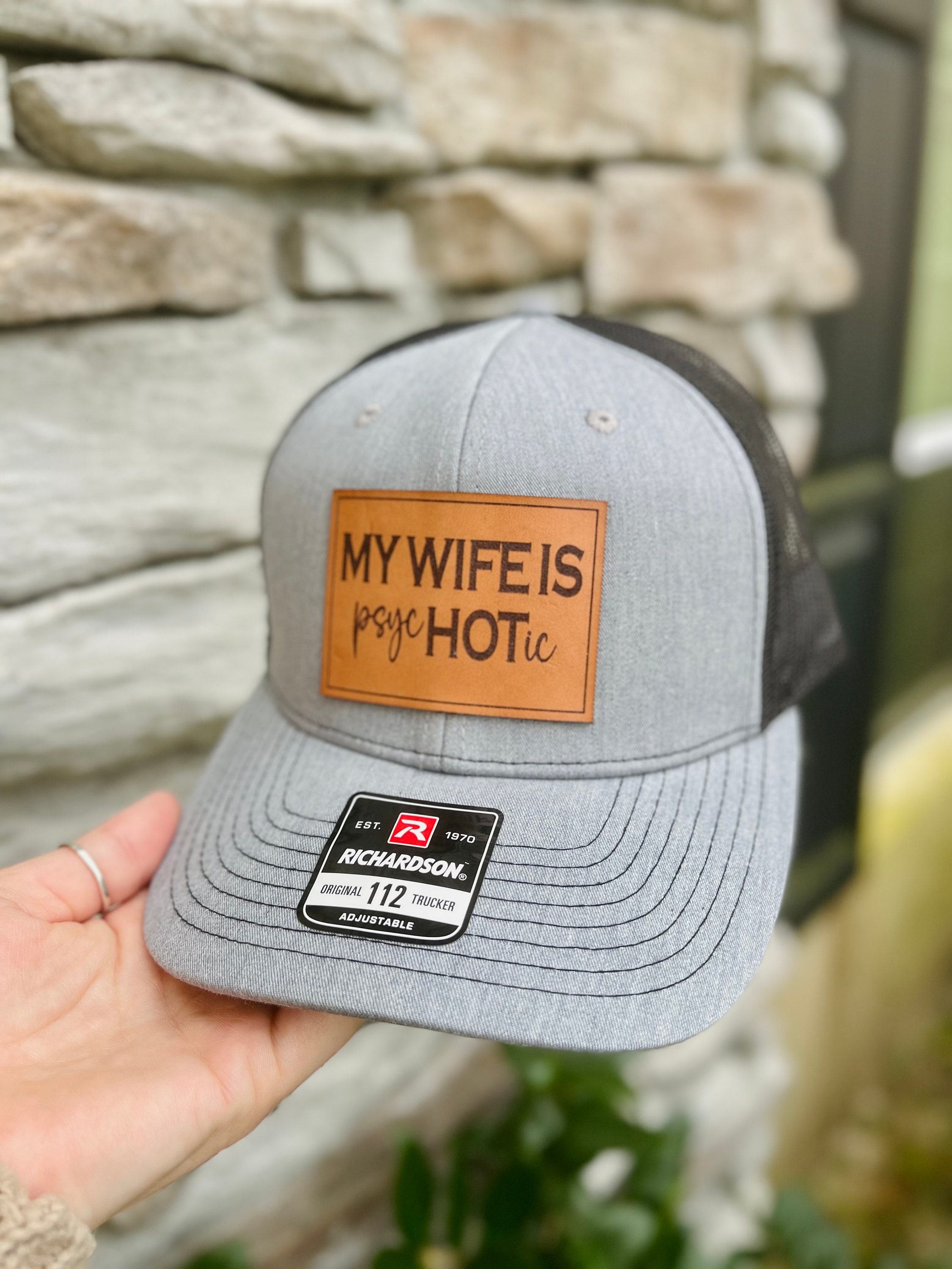 Psychotic Wife Hat Patch: SVG & PDF Digital File - Etsy