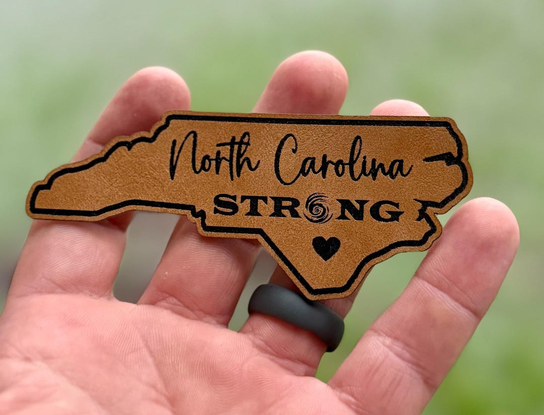 North Carolina Strong Hat Patch Digital File (SVG & PDF) - Etsy